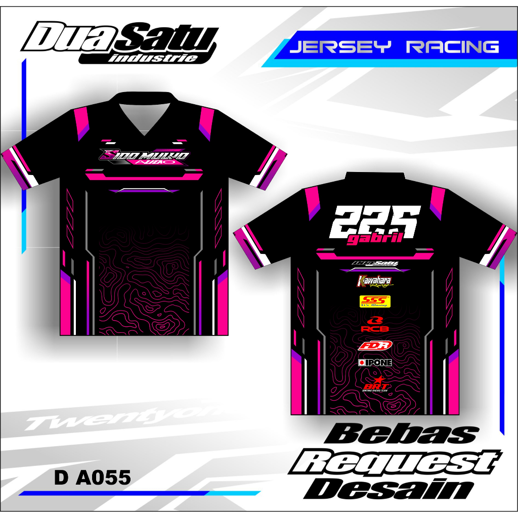 Jual JERSEY RACING kaos baju jersey racing custom full printing jersey ...