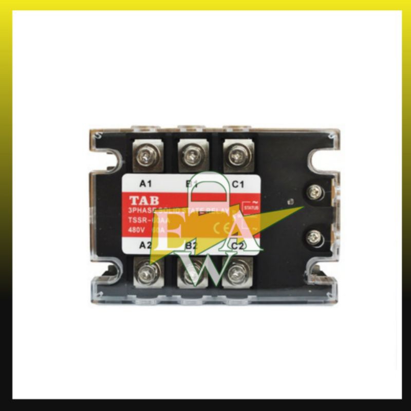 Jual Solid state relay 3 phase AC-AC TSSR-60AA 60 Ampere TAB | Shopee Indonesia