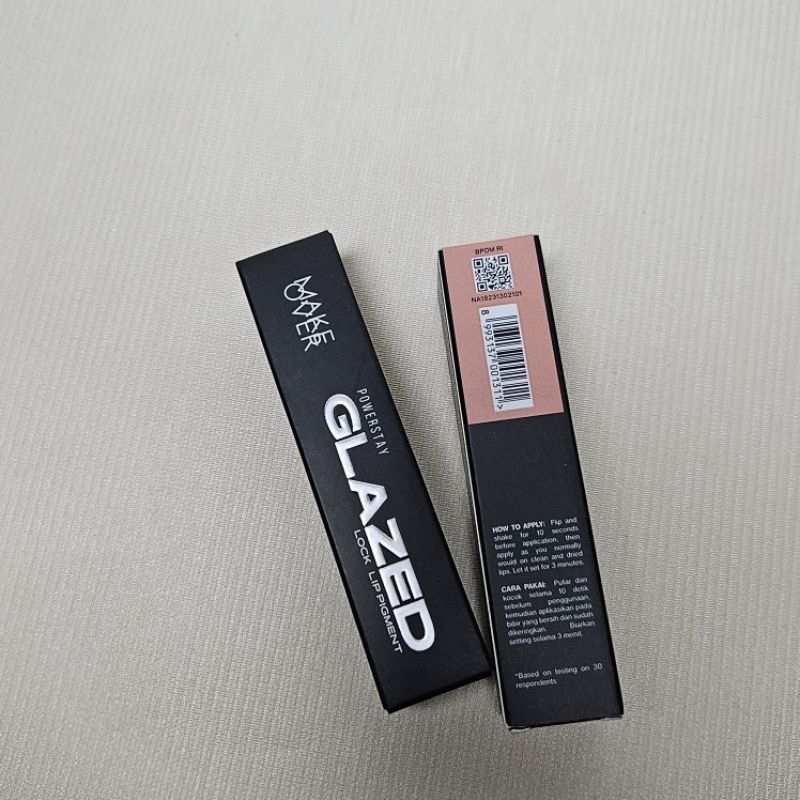 Jual MAKEOVER Powerstay Glazed Lock Lip Pigment D07 | Shopee Indonesia