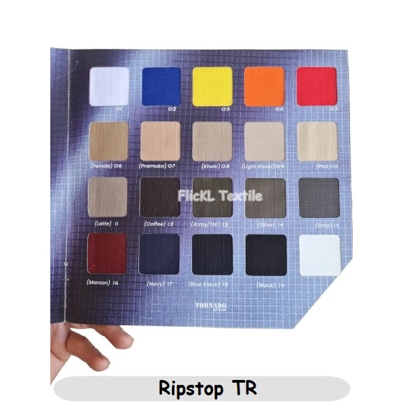 Jual Kain Ripstop Tornado Bahan Ripstop TR Serat Kotak Kotak Ripstop ...