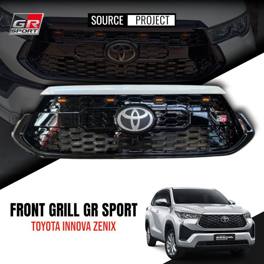 Jual Front Grill Gr Sport V2 with Lamp - Innova Zenix All Type | Shopee ...