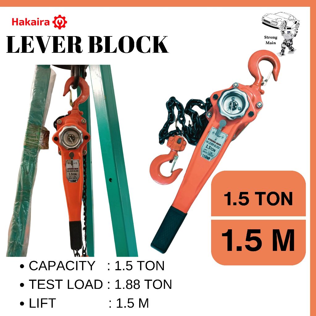 Jual Lever block 1,5 ton/1,5 mtr - Katrol murah Surabaya | Shopee Indonesia