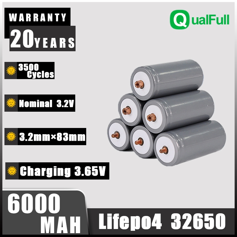 Jual 32650 Baterai 【6000mAh CATL 32650 Baterai Litium Lifepo4 ...