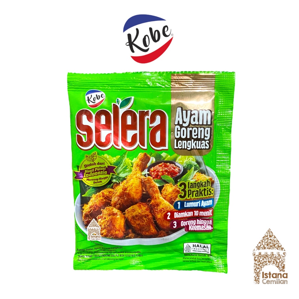 Jual Kobe Selera Ayam Goreng Lengkuas Bumbu Marinasi 80 Gram | Shopee ...