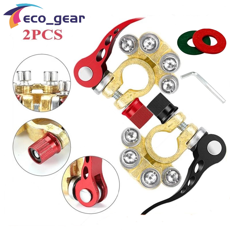 Jual Terminal Kepala Aki Mobil Bahan KUNINGAN 2pcs Quick Release ...