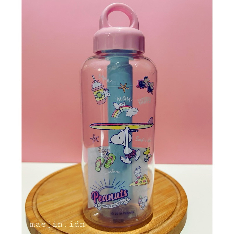 Jual SNOOPY Water Bottle with Freezer Stick JAPAN | Shopee Indonesia
