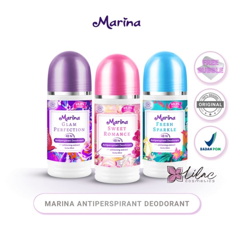 Jual MARINA Antiperspirant Deodorant 50ml | Shopee Indonesia