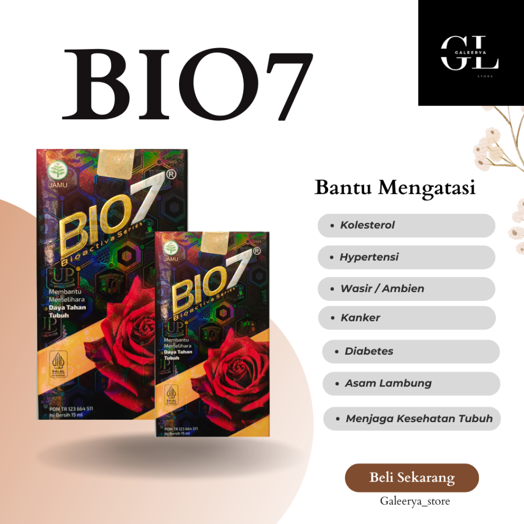 Jual BIO7 BIO SEVEN BIO 7, JAMU TETES HERBAL ORIGINAL 15ML | Shopee ...
