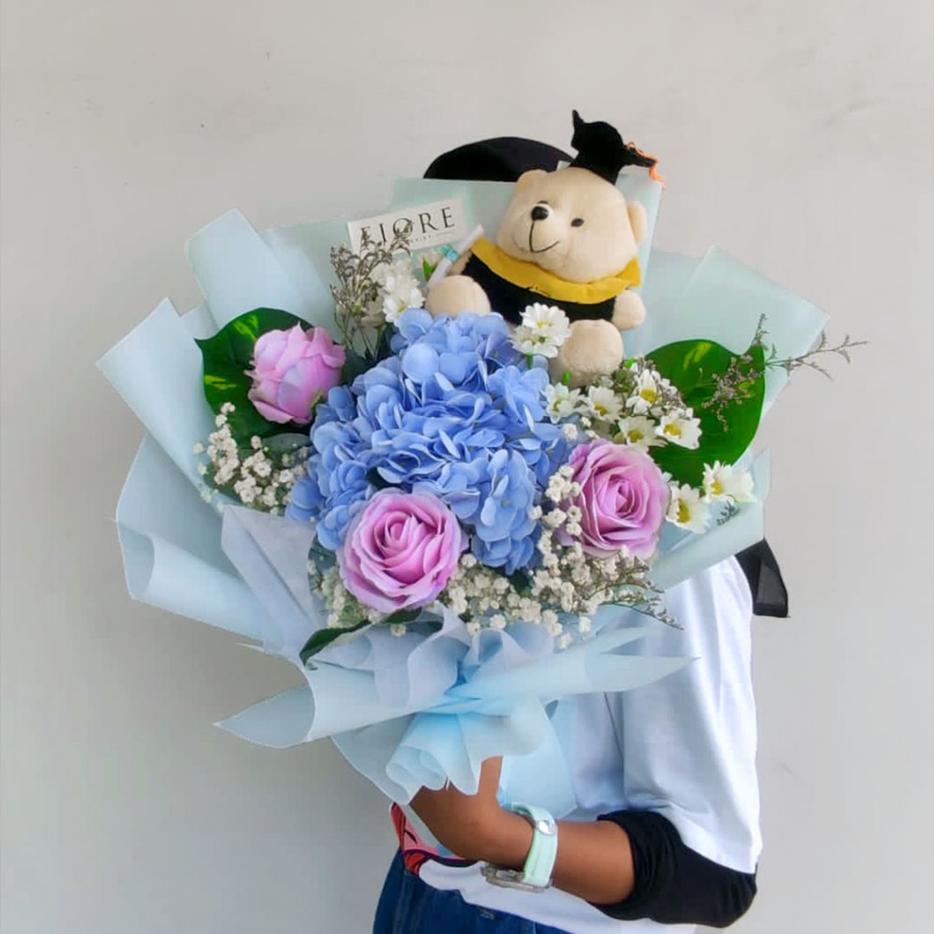 Jual GRADUATION BOUQUET MIXFLOWER SMALL [ ARTIFICIAL FLOWER / BUNGA ...