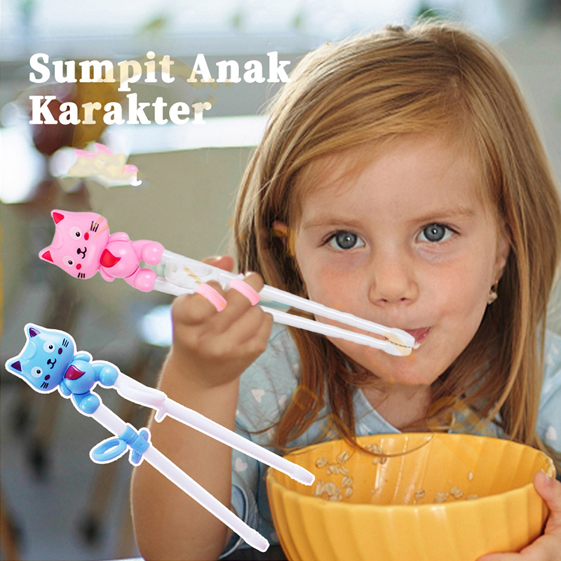 Jual Sumpit anak karakter/Training Chopstick/Sumpit Anak Belajar Makan ...