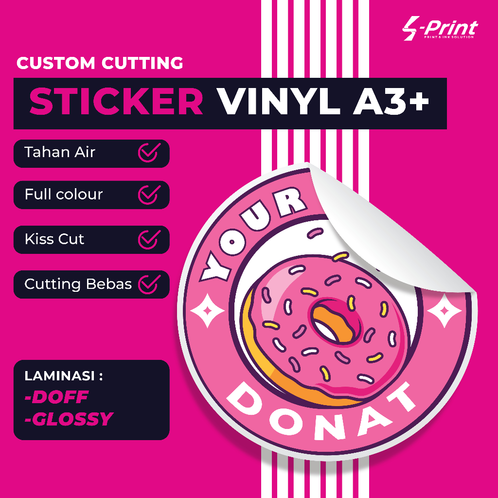 Jual CETAK STIKER A3+ CUSTOM | CUTTING STICKER CUSTOM A3+ | CETAK ...