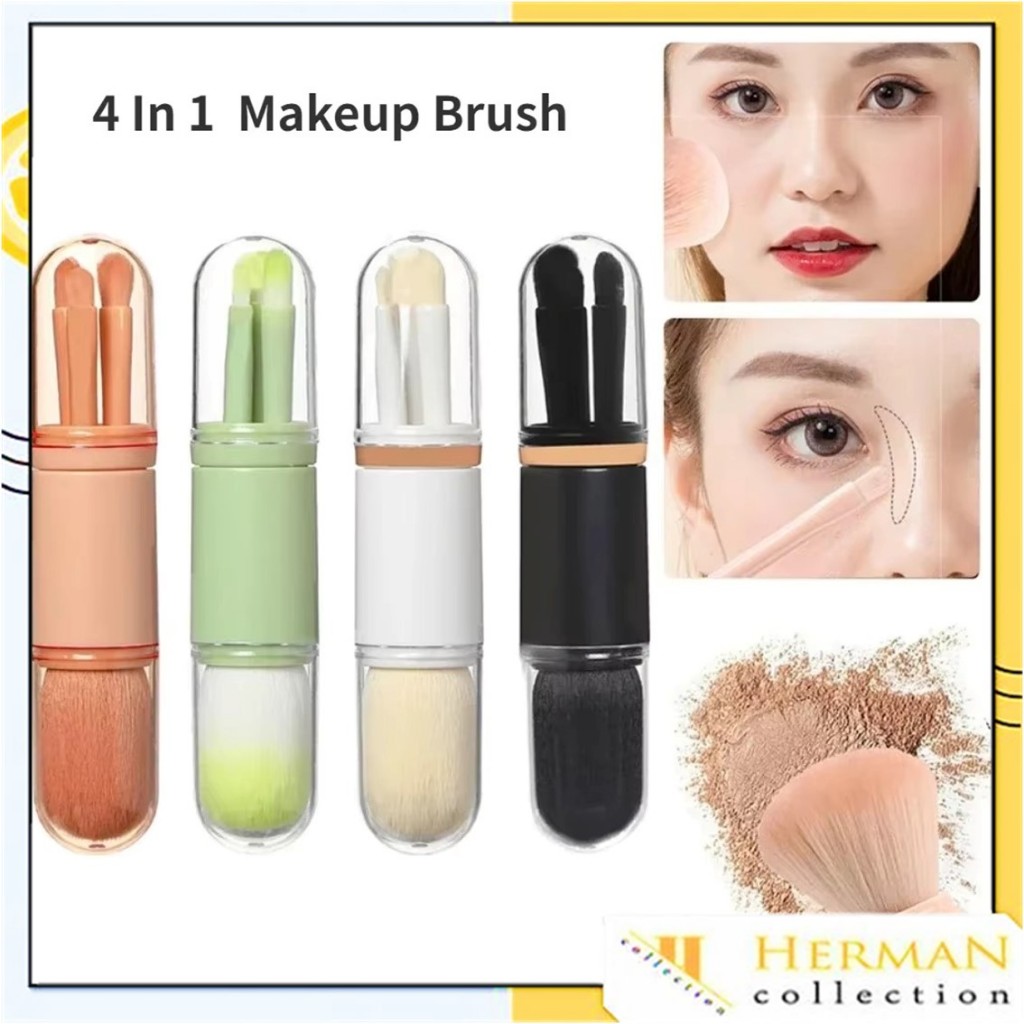 Jual HC Kuas Make Up Set Make Up Brush Portable Kosmetik Brush Travel ...
