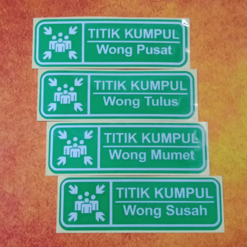 Jual Sticker Titik Kumpul | Shopee Indonesia
