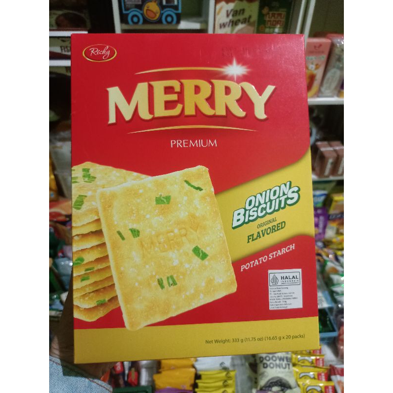 Jual RICKY MERRY ONION /MILK COCONUT BISKUIT (ECER) | Shopee Indonesia