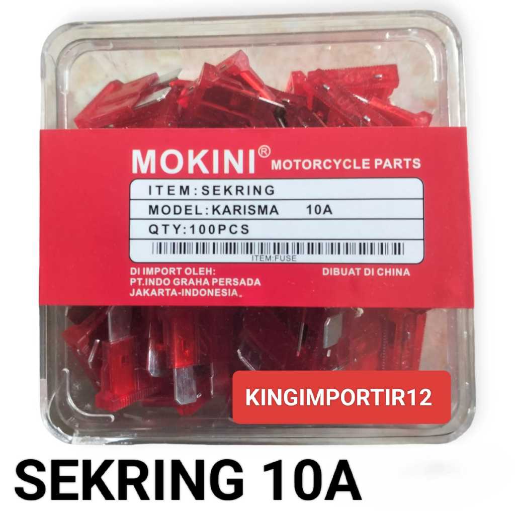 Jual Sekring Besar MOKINI 10A,15A,20A,25A,30A Motorcycle Parts (KING ...
