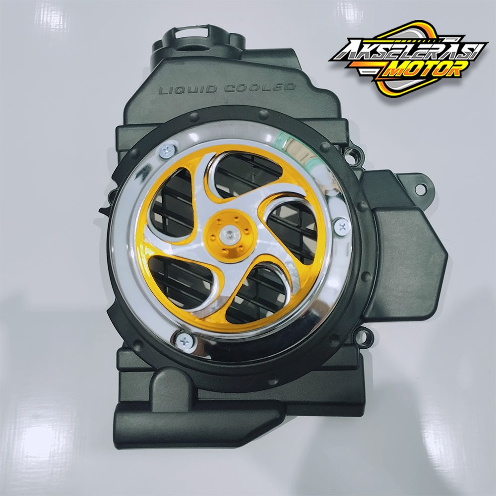 Jual Tutup Radiator Vario 110 Karbu Cover Radiator Vario 110 Karbu Set ...