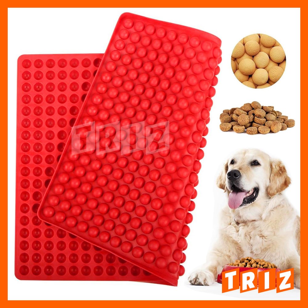 Jual Cetakan Silikon Makanan Anjing Coklat Jelly Lingkaran Bulat ...