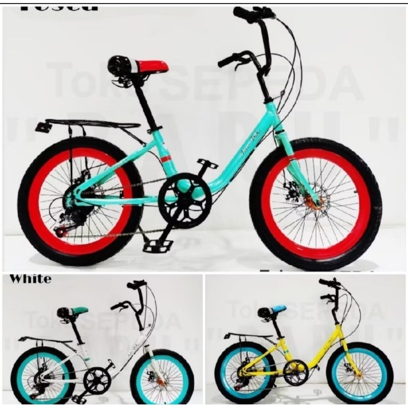 Jual Sepeda minion 20 Interbike rem cakram 7speed | Shopee Indonesia