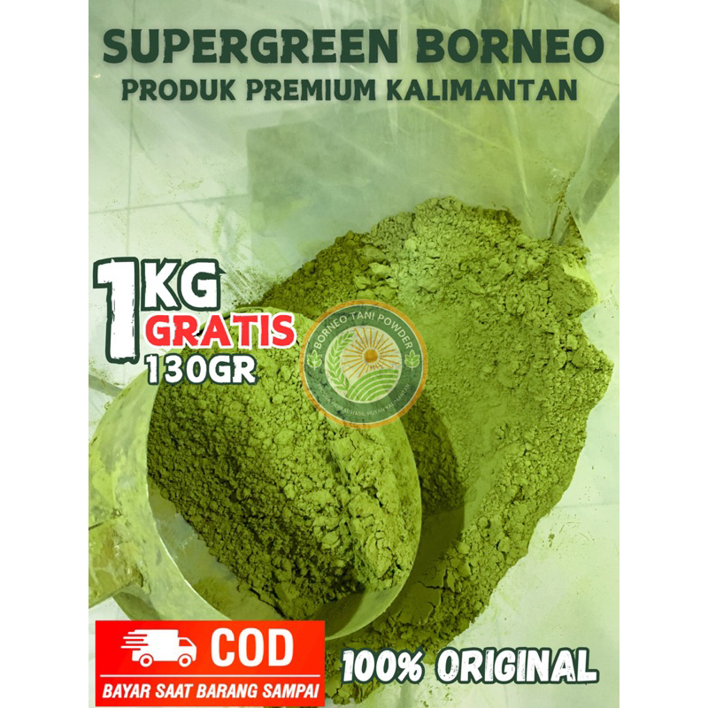 Jual BORNEO TANI POWDER( Gratisss 130 GRAM )bubuk purli bubuk daun ...