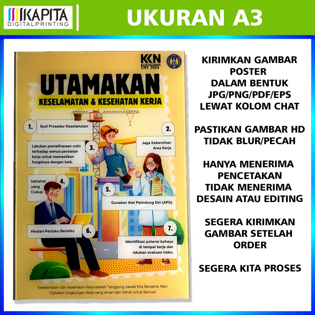 Jual Poster Akrilik Custom Ukuran A4 | Kastem Poster Murah | Akrilik ...