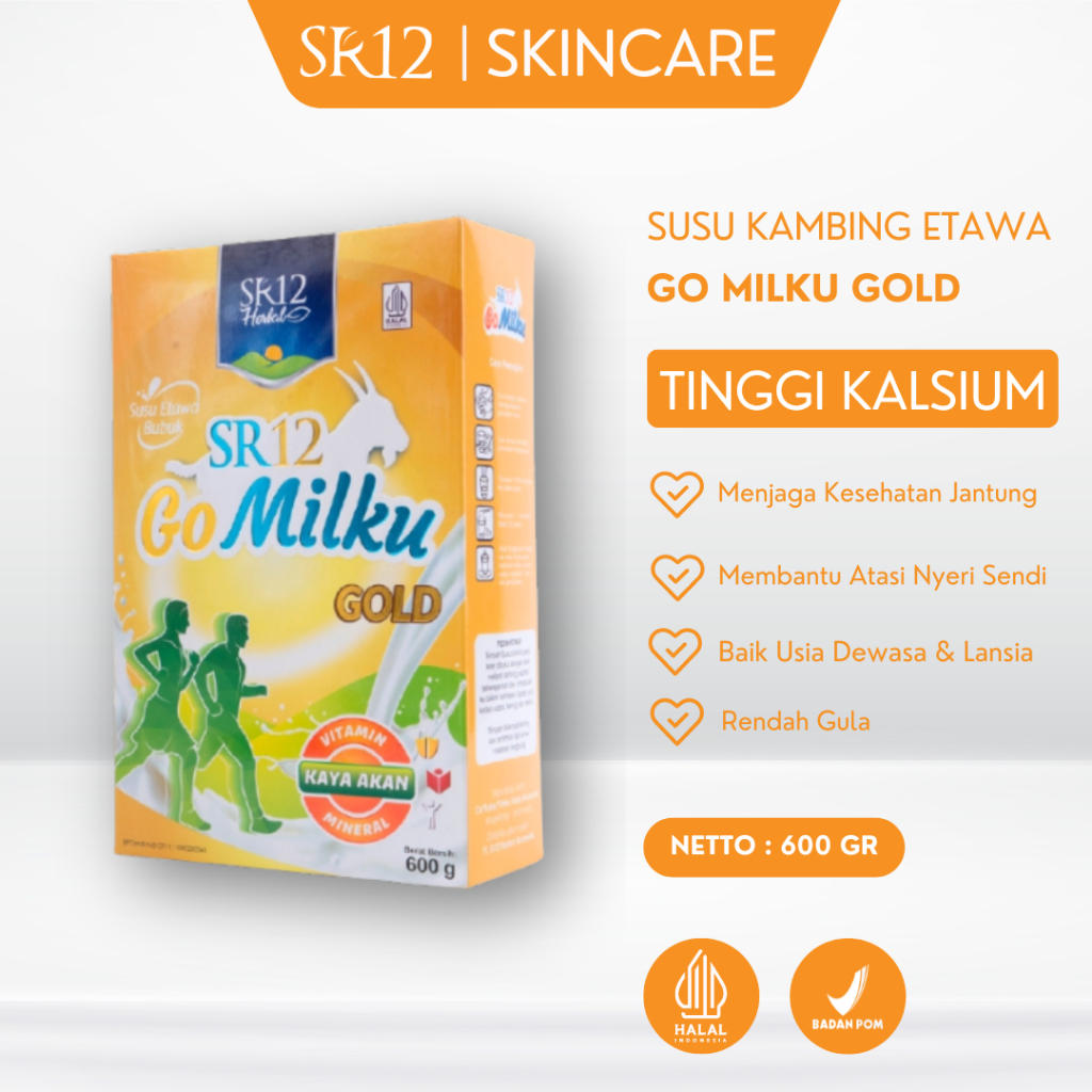 Jual Susu Go Milku Gold SR12 600gr Susu Kambing Etawa GOMILKU GOLD ...