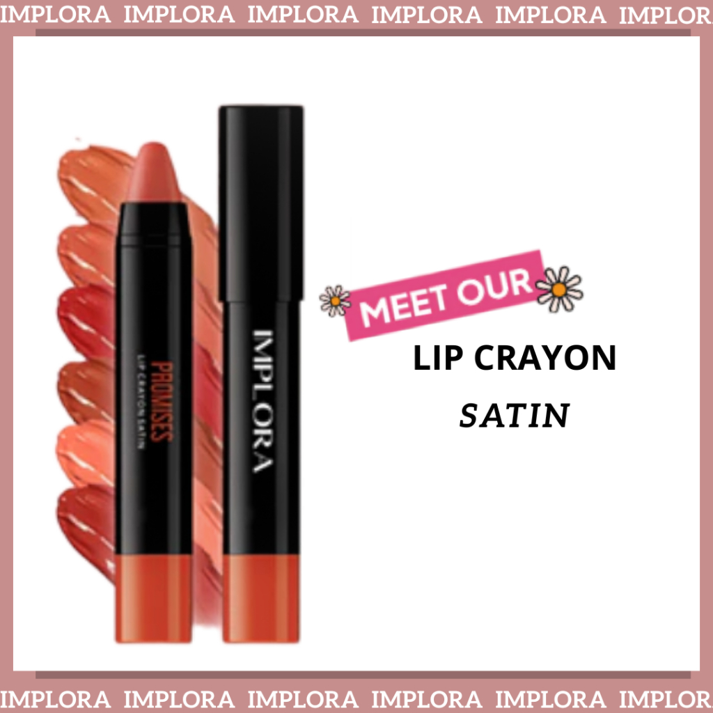 Jual Implora Lip Crayon Satin/Lip Cream | Shopee Indonesia