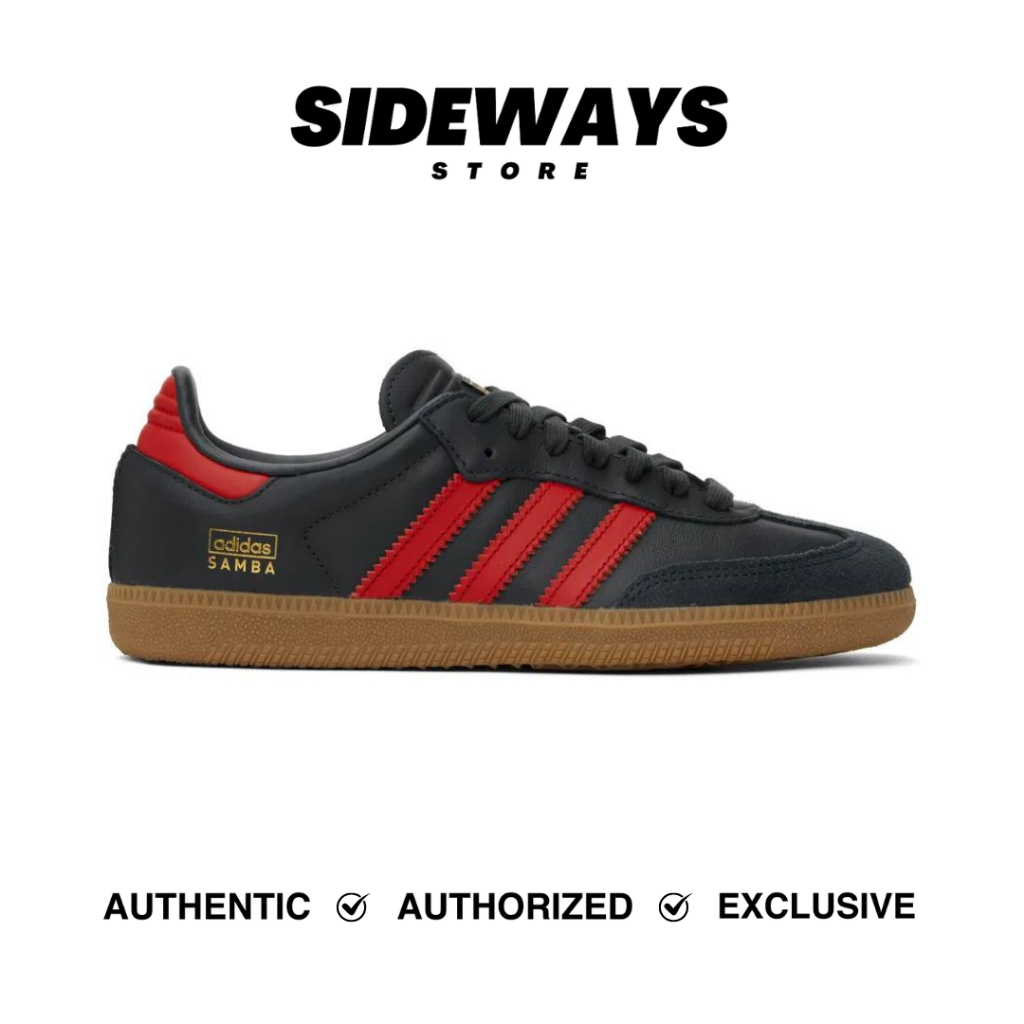 Jual Adidas Samba OG Carbon Better Scarlet Gum (IG6173) | Shopee Indonesia