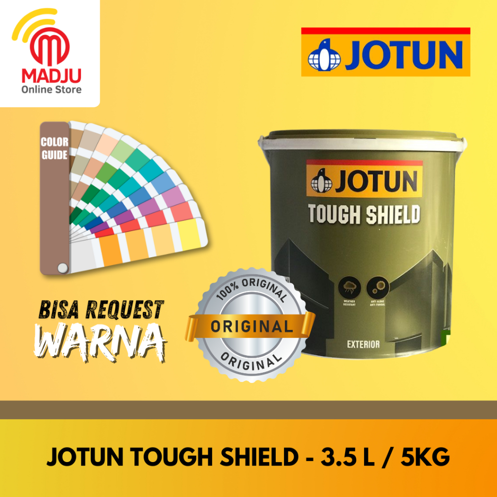 Jual JOTUN TOUGH SHIELD CAT TEMBOK EXTERIOR CAT DINDING LUAR RUANGAN 3.5 LITER | Shopee Indonesia