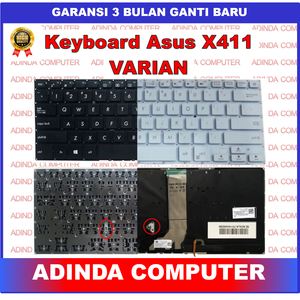 Jual Keyboard Asus VivoBook X411 S14 S410 S410U S410UA S410UQ S4200 ...