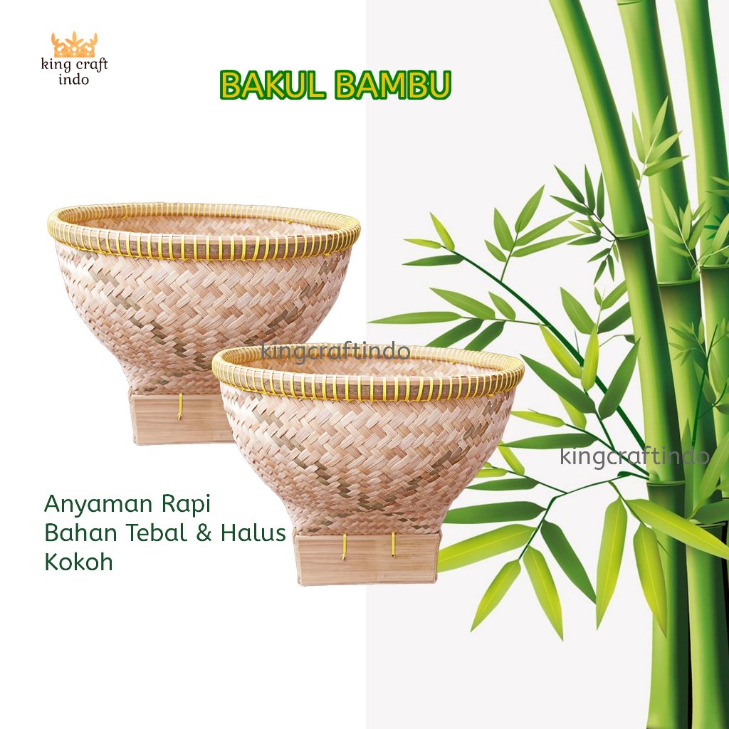 Jual Bakul Nasi Bambu Wakul Bambu Boboko Bambu 2kg | Shopee Indonesia