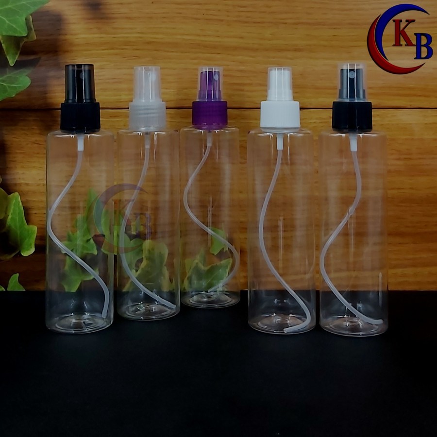 Jual BOTOL SPRAY 200 ML PLASTIK NECK 24 / BOTOL PLASTIK PET RF CLEAR ...