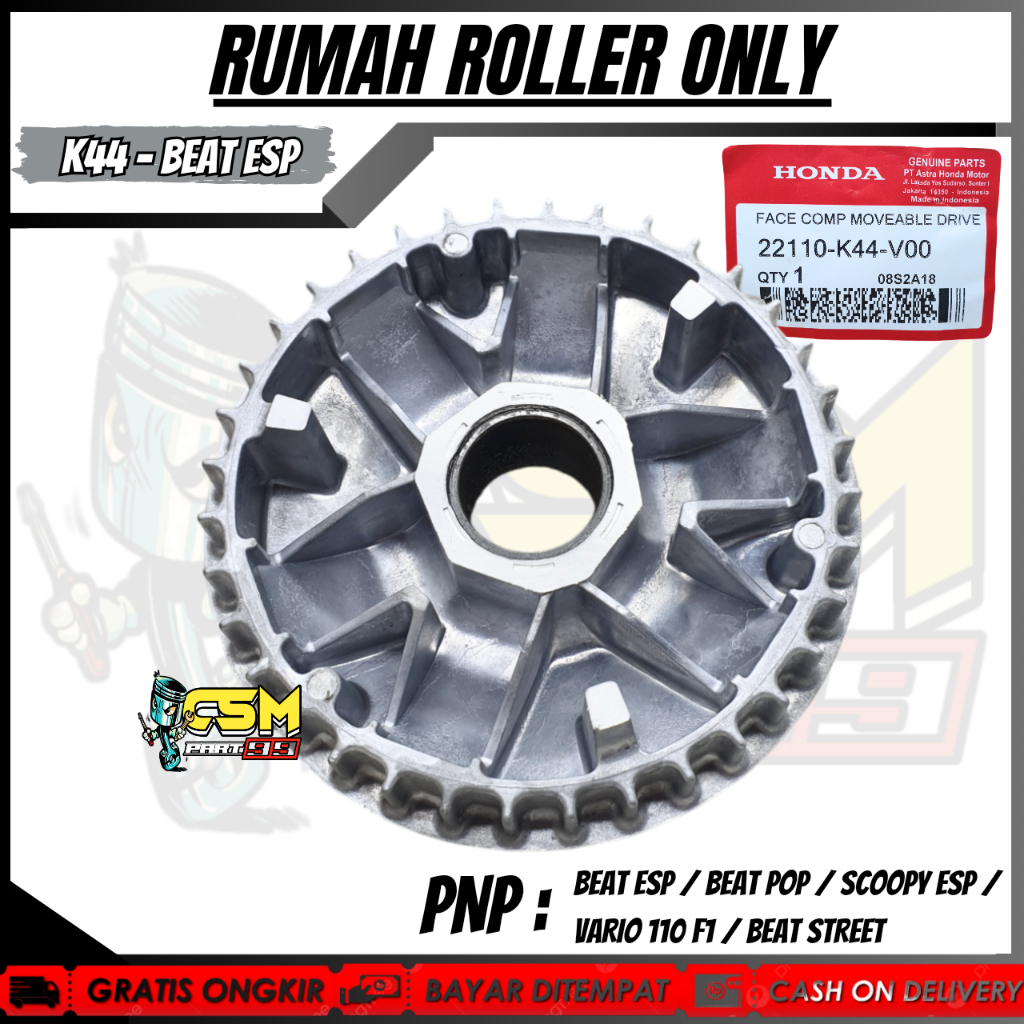Jual ( HONDA K44 ) RUMAH ROLLER BEAT POP / BEAT ESP / BEAT STREET ...