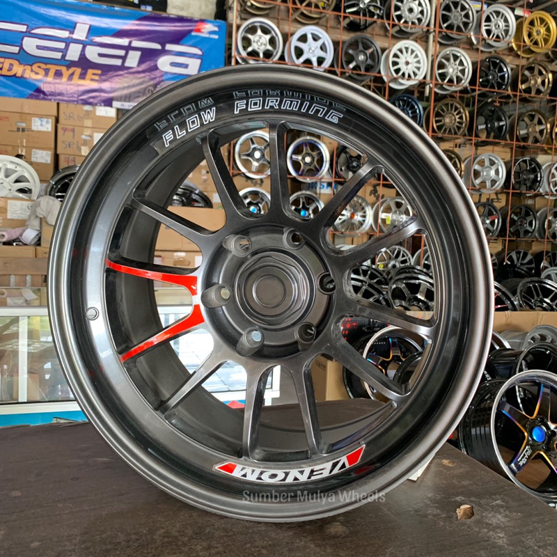 Jual Velg R18 Venom (thailand). sumber mulya wheels. toko velg mobil Semarang | Shopee Indonesia