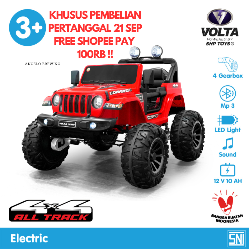 Jual Commando Monster Volta Toys by SHP (VOLTA 5089) Mainan Mobil Aki ...