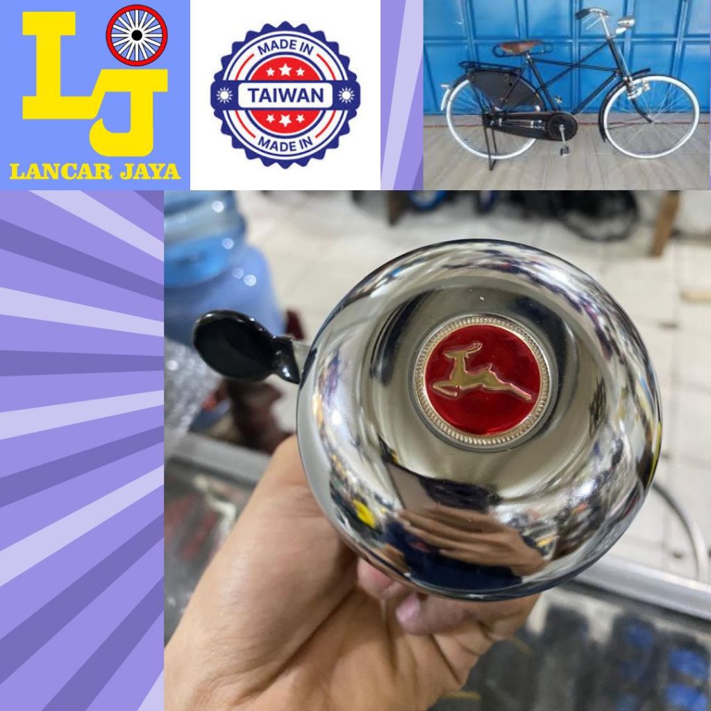 Jual Taiwan Bel Klakson Lonceng Ting Tong Sepeda Ontel Besi Kuat Dan ...