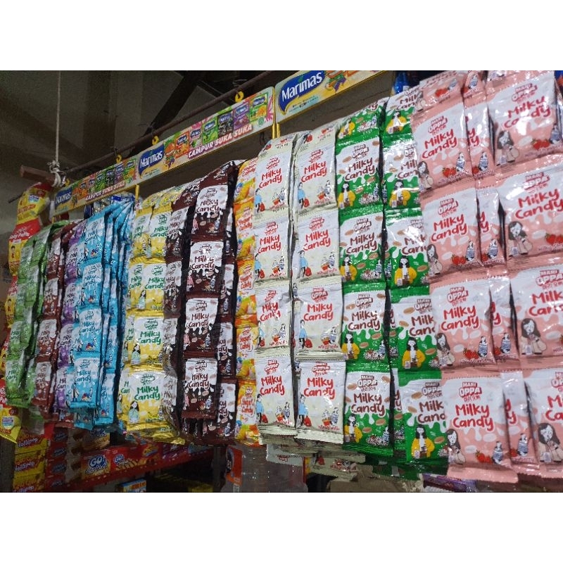 Jual Mari OPPA milky candy 1 rcg isi 10sacshet | Shopee Indonesia