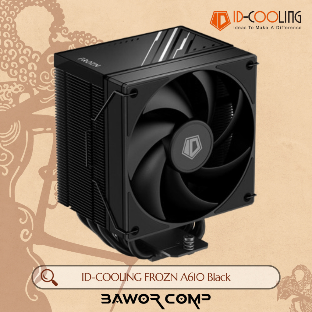 Jual ID-COOLING FROZN A610 BLACK CPU Cooler 6 Heatpipe | HSF Intel ...