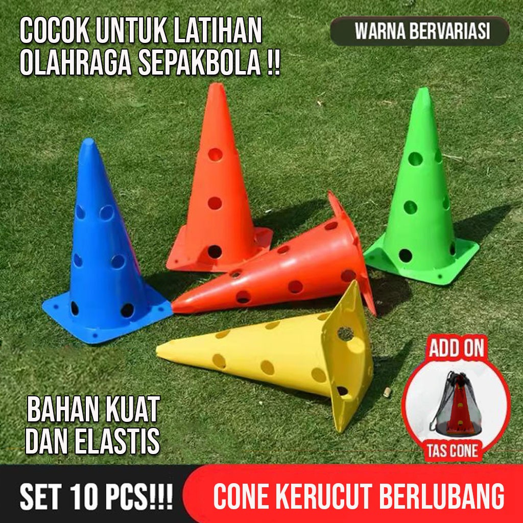 Jual BBAK SET PAKET 10 PCS Cone Kerucut Berlubang Kun Kerucut Marker 32 ...