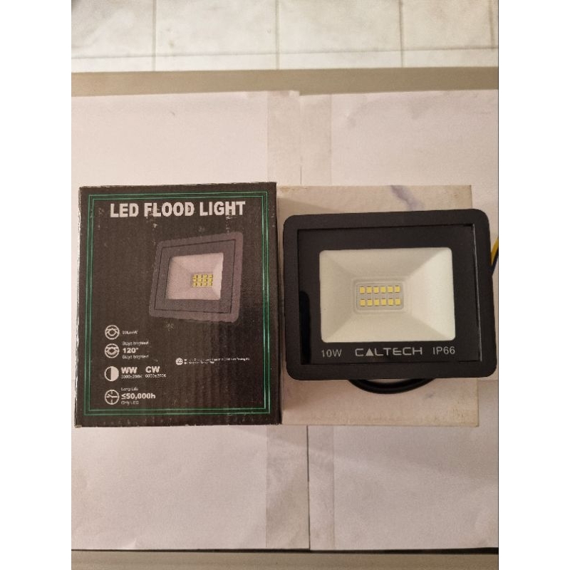 Jual Lampu Sorot Caltech LED 10w/6500K indoor outdoor Flood Light IP65 ...