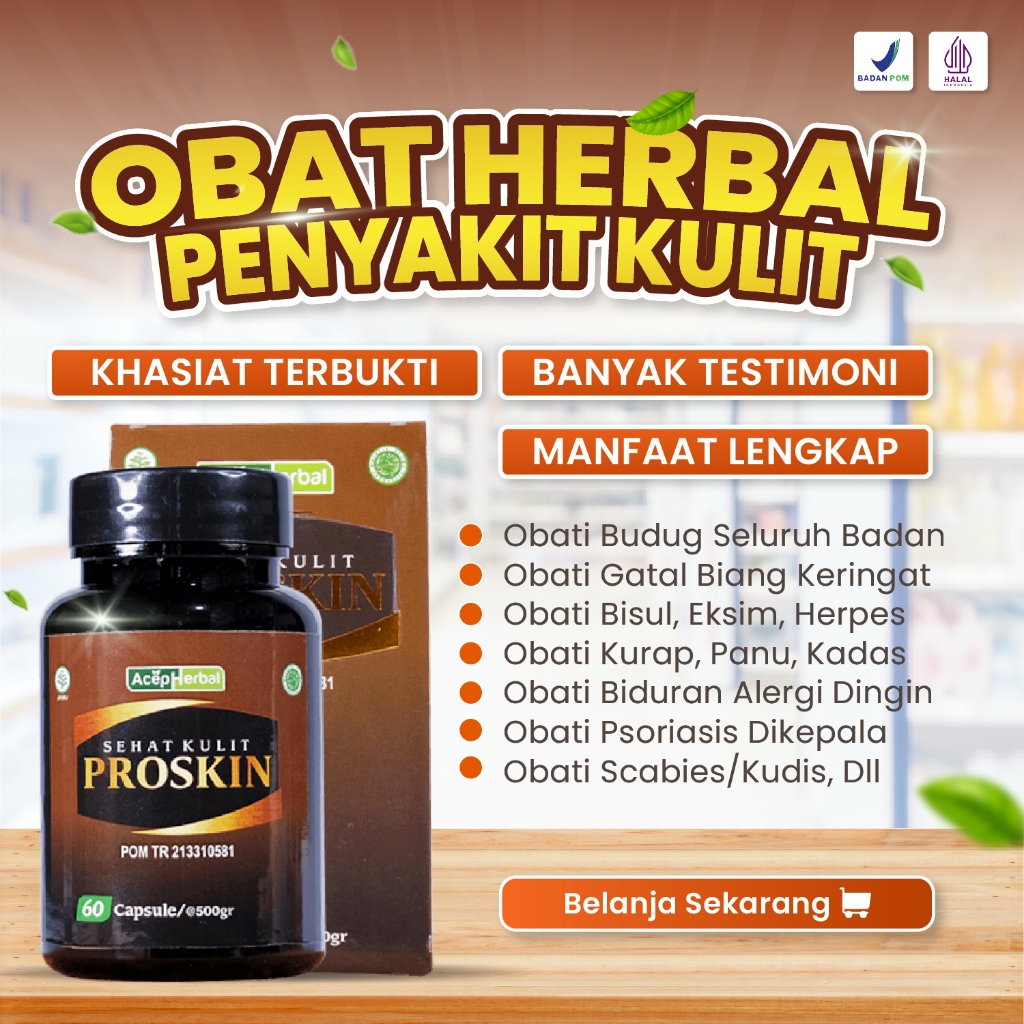 Jual PROSKIN Obat Budug Seluruh Badan Gatal Penghilang Korengan Scabies ...