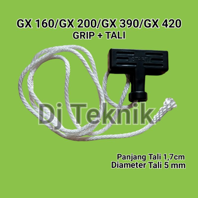 Jual GX160 GX200 GX390 GX420 GX460 STARTER HANDLE + TALI / TARIKAN PEGANGAN + TALI RECOIL ...