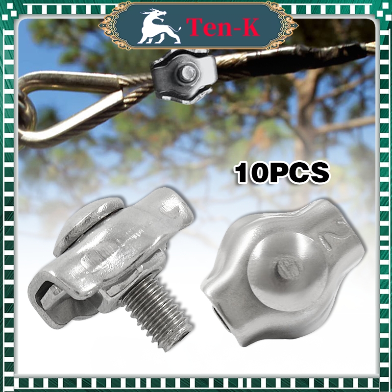 Jual 10PCS Klem Seling M2 Stainless Steel Klem Tali Kawat Cable Simple ...