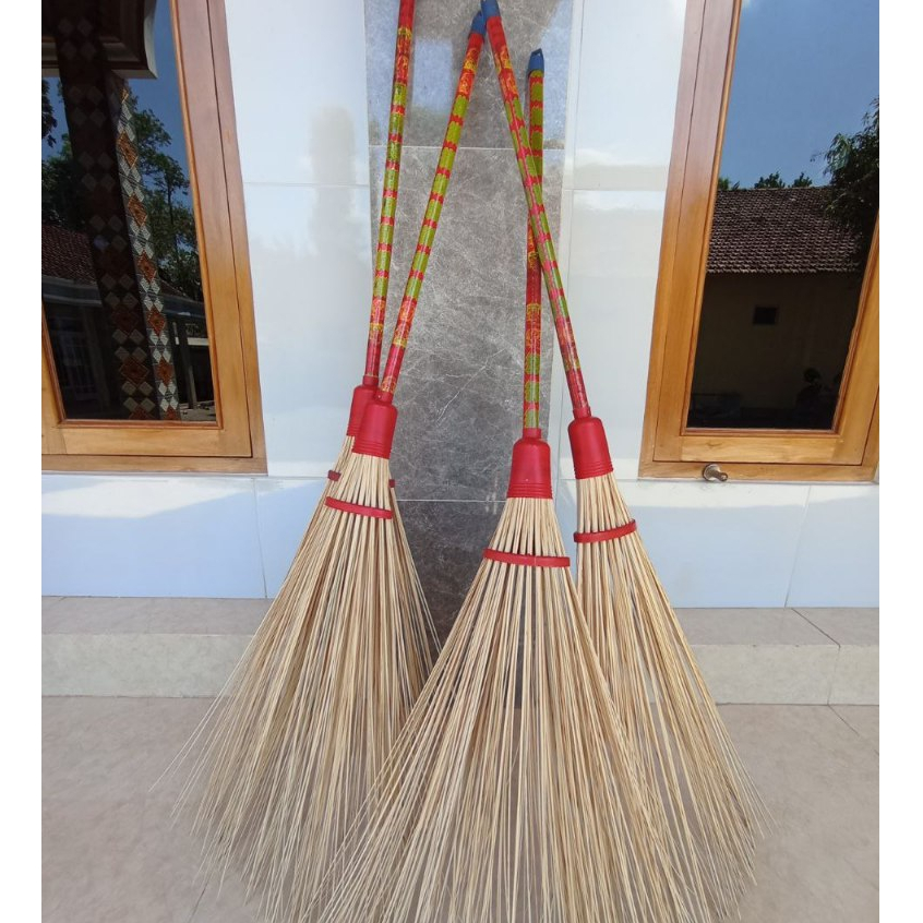Jual Sapu Lidi Besar Halaman Anti Rontok Penyapu Jalanan | Shopee Indonesia
