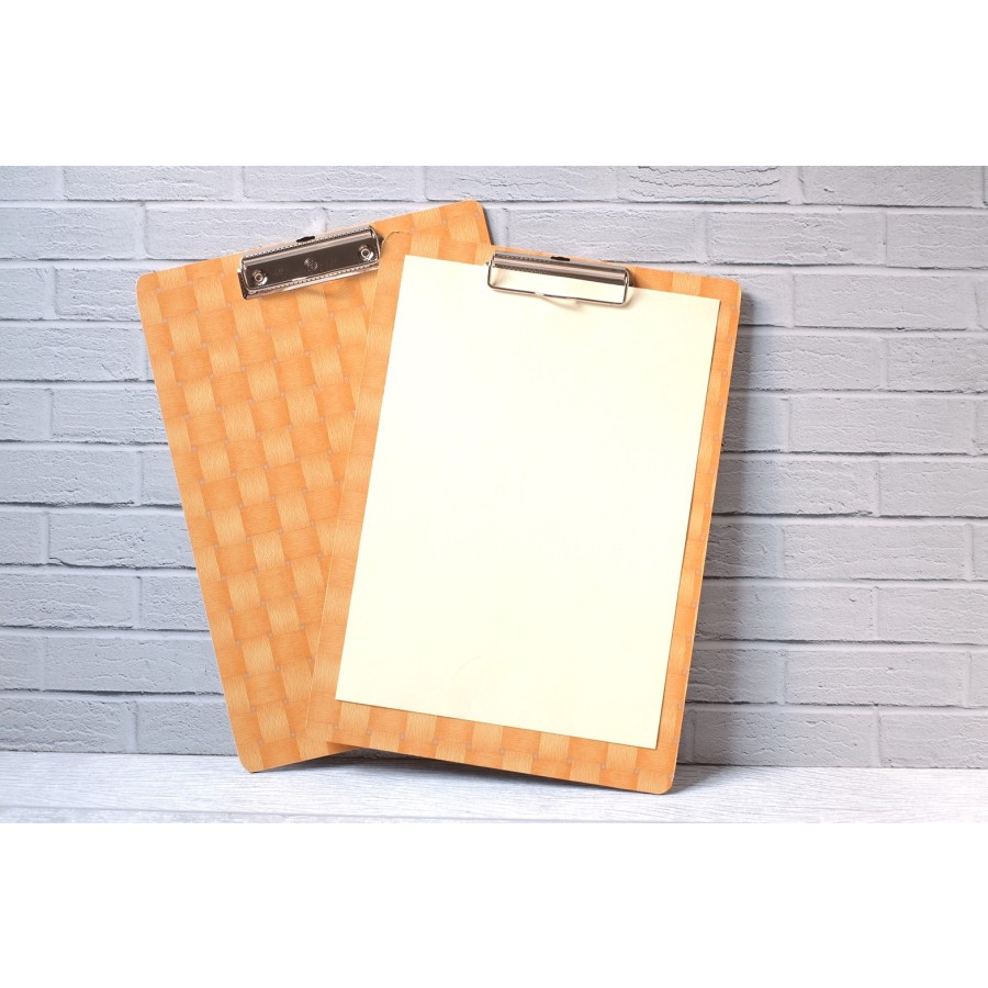 Jual Papan Ujian Clipboard Folio alas Kayu F4 / Papan Jalan / Papan ...