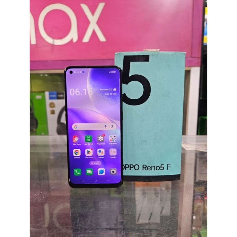 Jual OPPO RENO 5F 8/128 FULLSET (SECOND) | Shopee Indonesia
