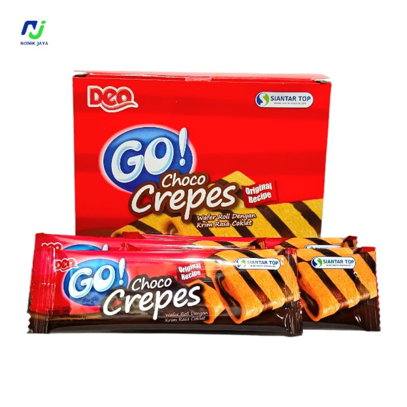 Jual Go Choco Crepes Original Box Isi 24 Pcs | Shopee Indonesia