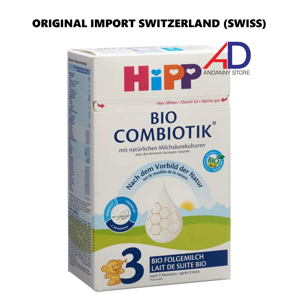 Jual HIPP ORGANIC BIO COMBIOTIC GROWING-UP MILK FORMULA STAGE 3 600GR ...