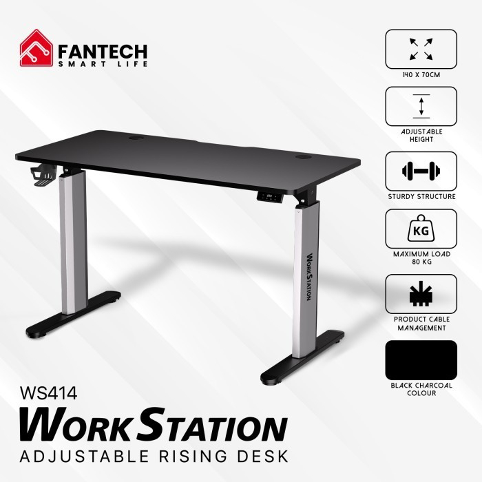 Jual Fantech WS414 Workstation Office Desk - WS 414 Meja WS-414 ...