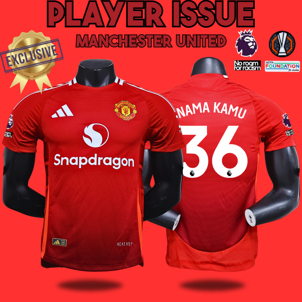 Jual Jersey MU Player Issue 2024 2025 Baju Sepak Bola Manchester United ...
