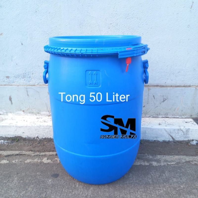 Jual Drum Plastik/Tong Ukuran 50 Liter/Tong Bekas/Tong Sampah/Tong ...